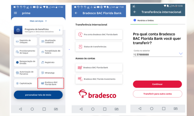 Bradesco BAC Florida Bank: integrated and easy experience for sending ...